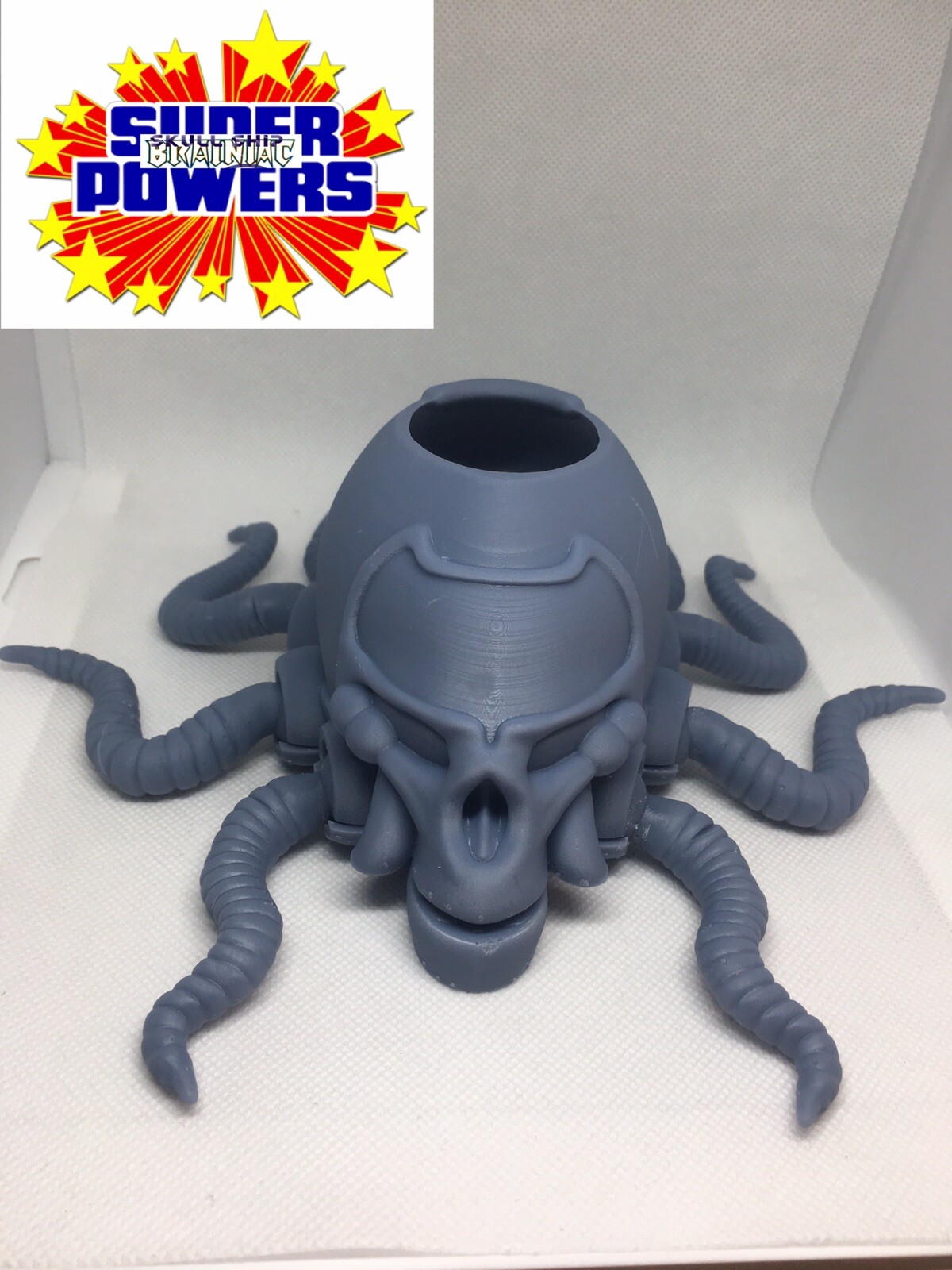 Super Powers Brainiac Skull Ship 3D Custom Playset - Unpainted Kit 2025 ...