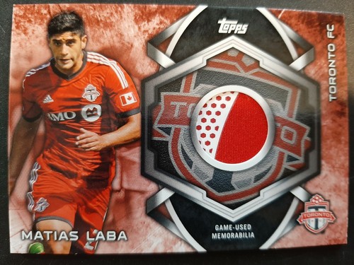 MATIAS LABA 2014 Topps MLS Kits Game Used PATCH Soccer RELIC Card ...