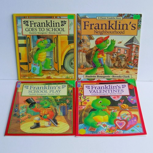 Lot of 4 Franklin the Turtle Children's Books by Paulette Bourgeois AR ...