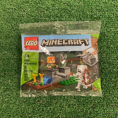 Lego Minecraft 30394 The Skeleton Defense Polybag 31pc Toy Building ...