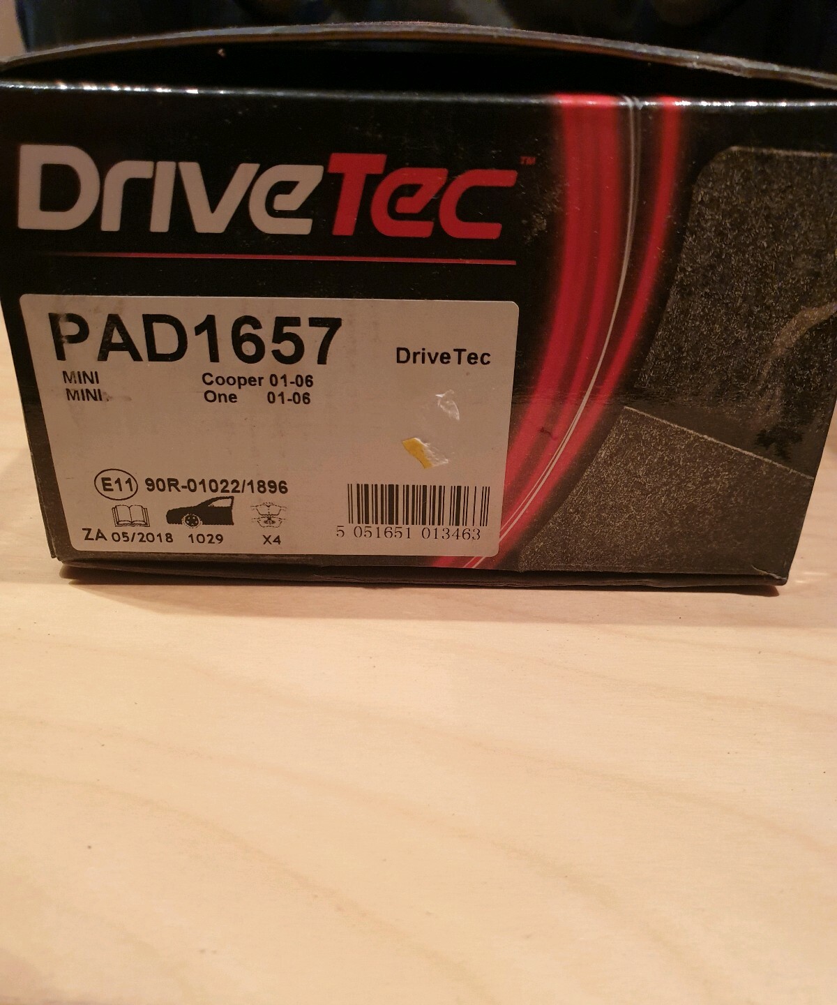 Mini Cooper 01-06 Front Drivetec premium brake pads Mini One 01-06 2001 ...