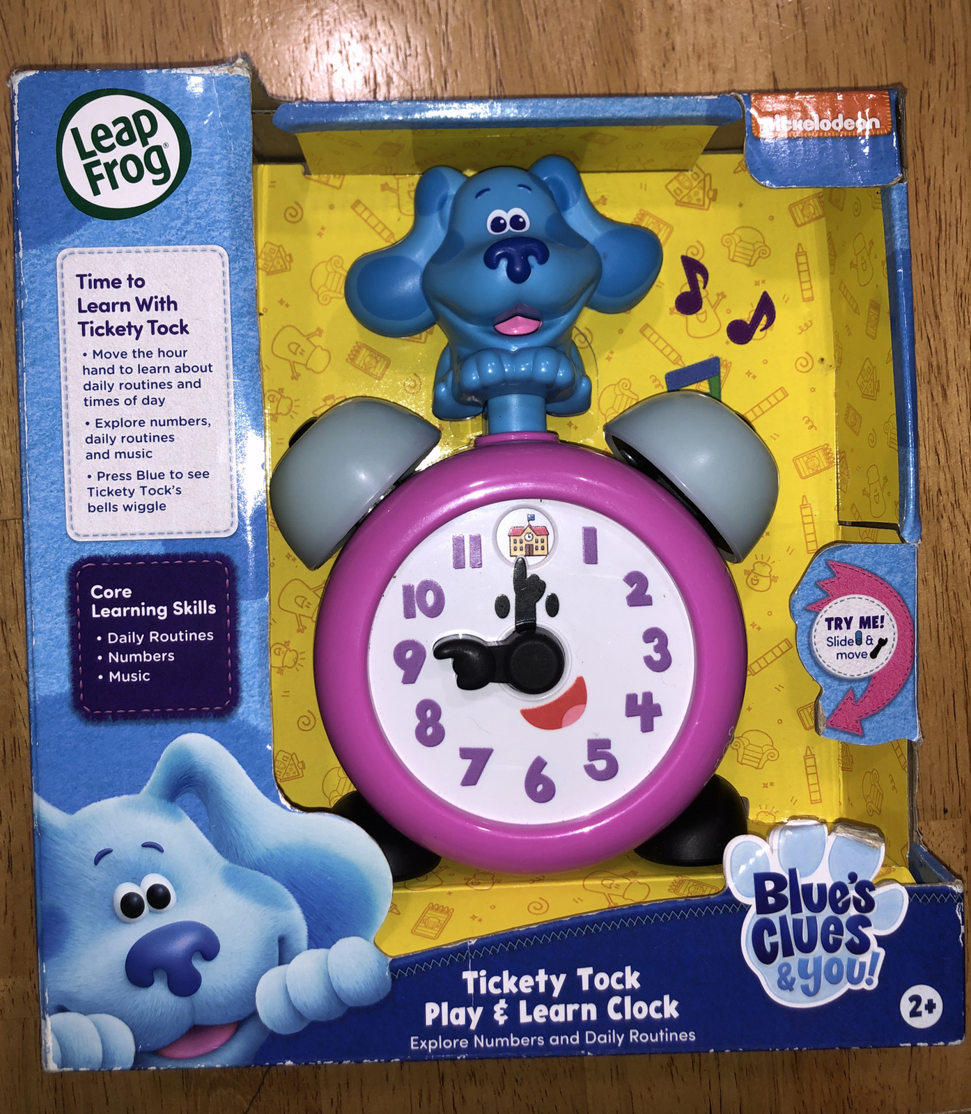 LeapFrog Blues Clues and You! Tickety Tock Play and Learn Clock | eBay