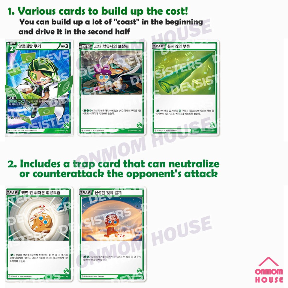CookieRun Kingdom Card Collection / CookieRun Braverse TCG Starter Deck ...