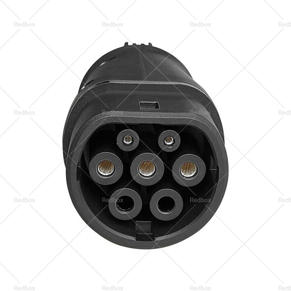 EVSE EV Adaptor 32A J1772 Type 1 to Type 2 Plug EV Adapter, Electric ...