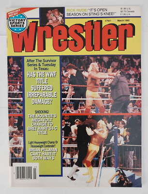 The Wrestler Magazine March 1992 Hulk Hogan Undertaker Rick Rude WWF ...