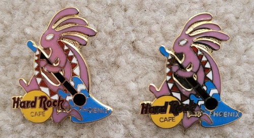 Hard Rock Cafe Phoenix AZ Kokopelli Flute Guitar Lapel Hat Pin Pinback ...