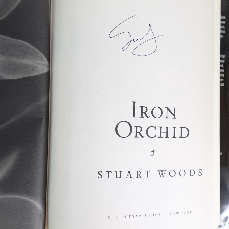 Iron Orchid Stuart Woods Thriller Mystery Fiction Novel Hardcover ...