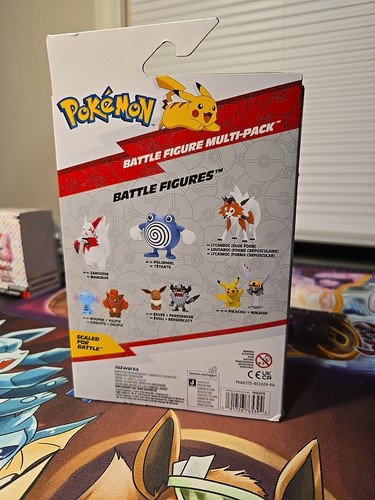 Pokemon Battle Figures 4 Pack Normal Type Eevee Meowth Lechonk Ditto ...