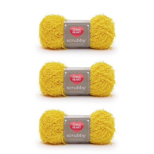 Scrubby Duckie Yarn - 3 Pack of 100g/3.5oz - Polyester - 4 Medium ...