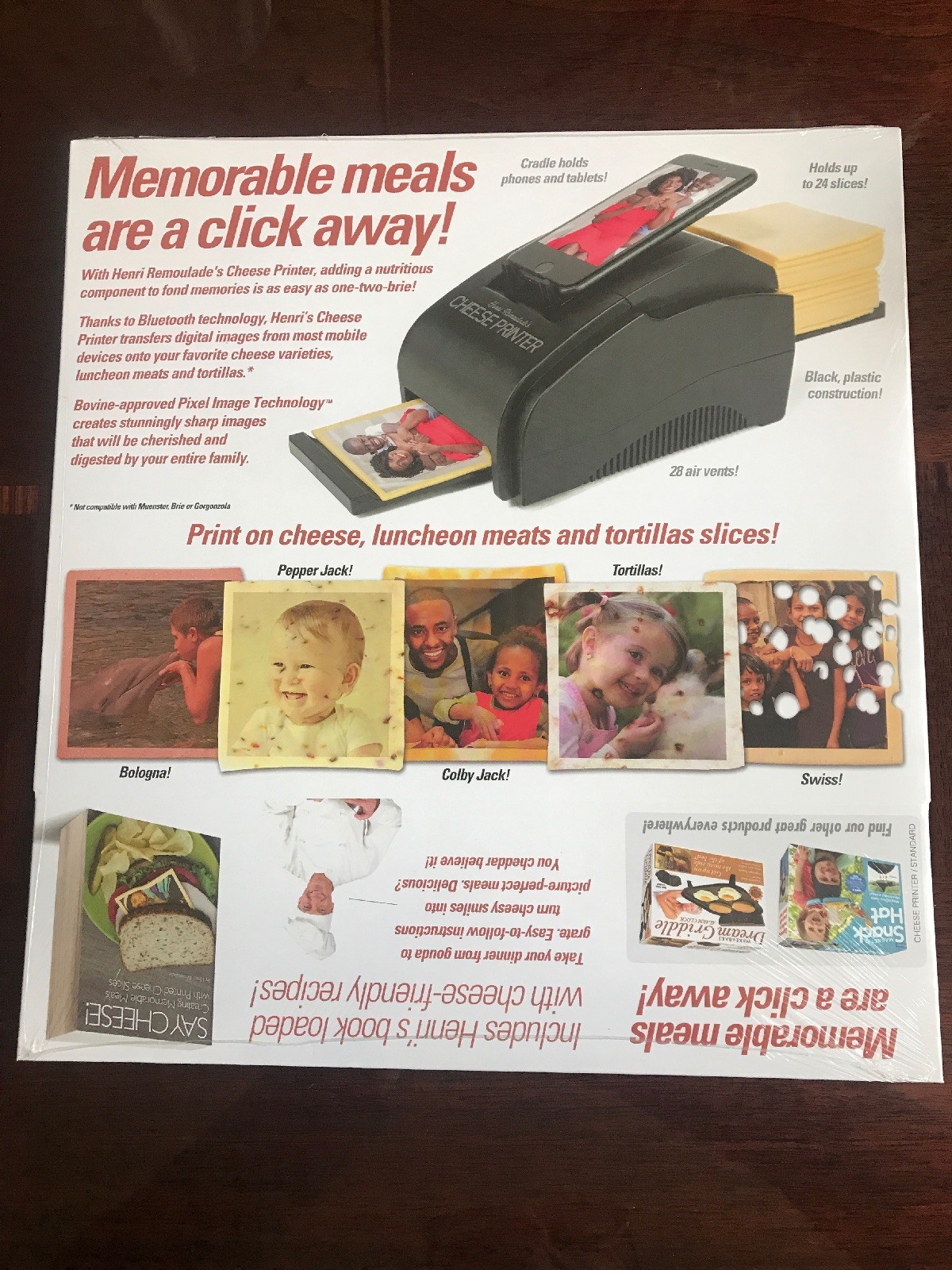 Prank Pack " Cheese Printer ” -Wrap Your Real Gift in a Funny Joke Gift ...