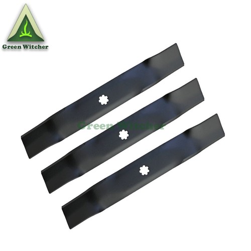 3 x Mower Blades Kit For 48" John Deere LA140 LA145 LA165 X140 S160 ...
