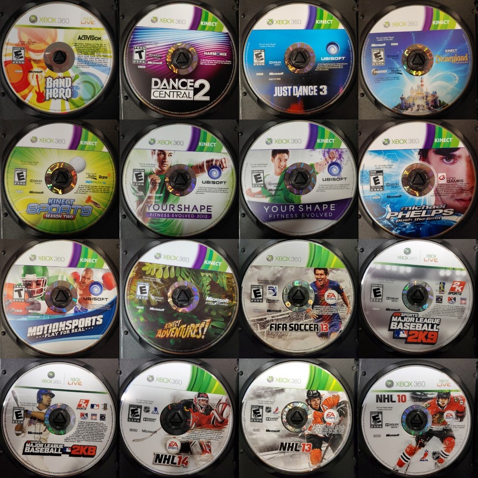 Xbox 360 Video Games Disc Only Huge Selection You Choose Super Fast ...