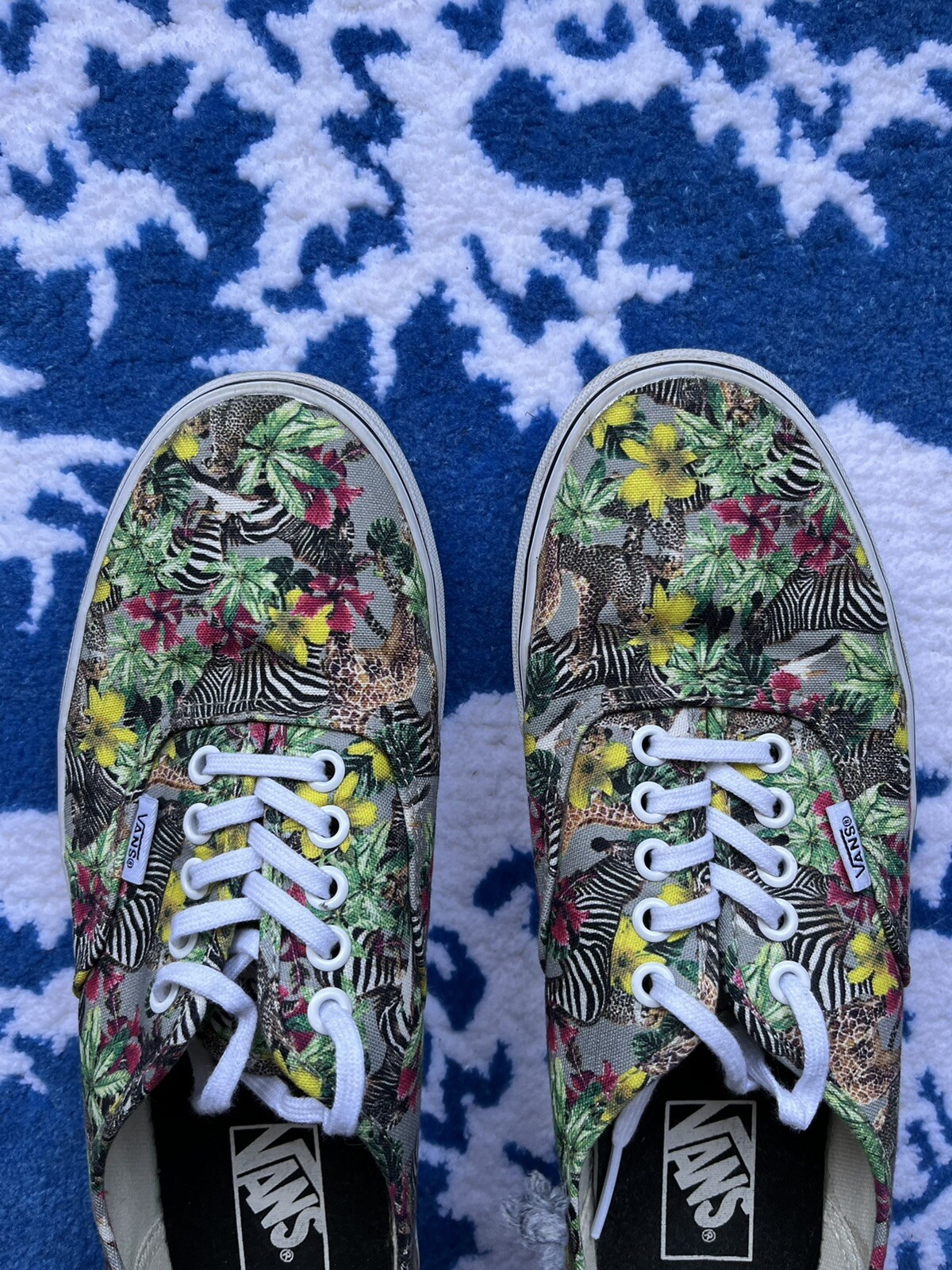 Vans Authentic Floral African Jungle Safari Animals Z… - Gem