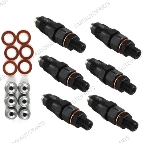 SINOCMP 6Pcs/Set Diesel Fuel Injectors For Nissan Patrol GU Y61 TD42 ...