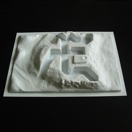 A121 Coastal machine gun bunker and trench diorama Kit. 1/72,1/76 20mm ...