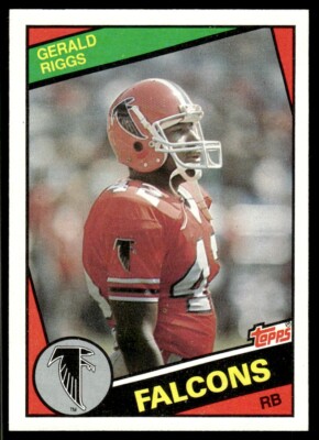 1984 Topps Football Gerald Riggs Atlanta Falcons #218 | eBay