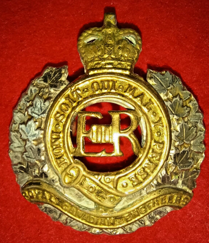 Royal Canadian Engineers post 1953 QC Cap Badge | eBay
