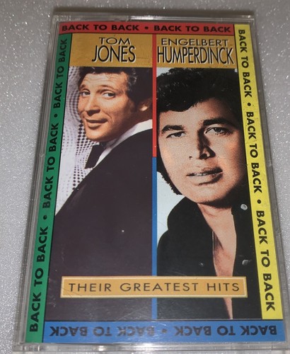 Back to Back: Their Greatest Hits by Tom Jones (Cassette, 1994, Rebound ...