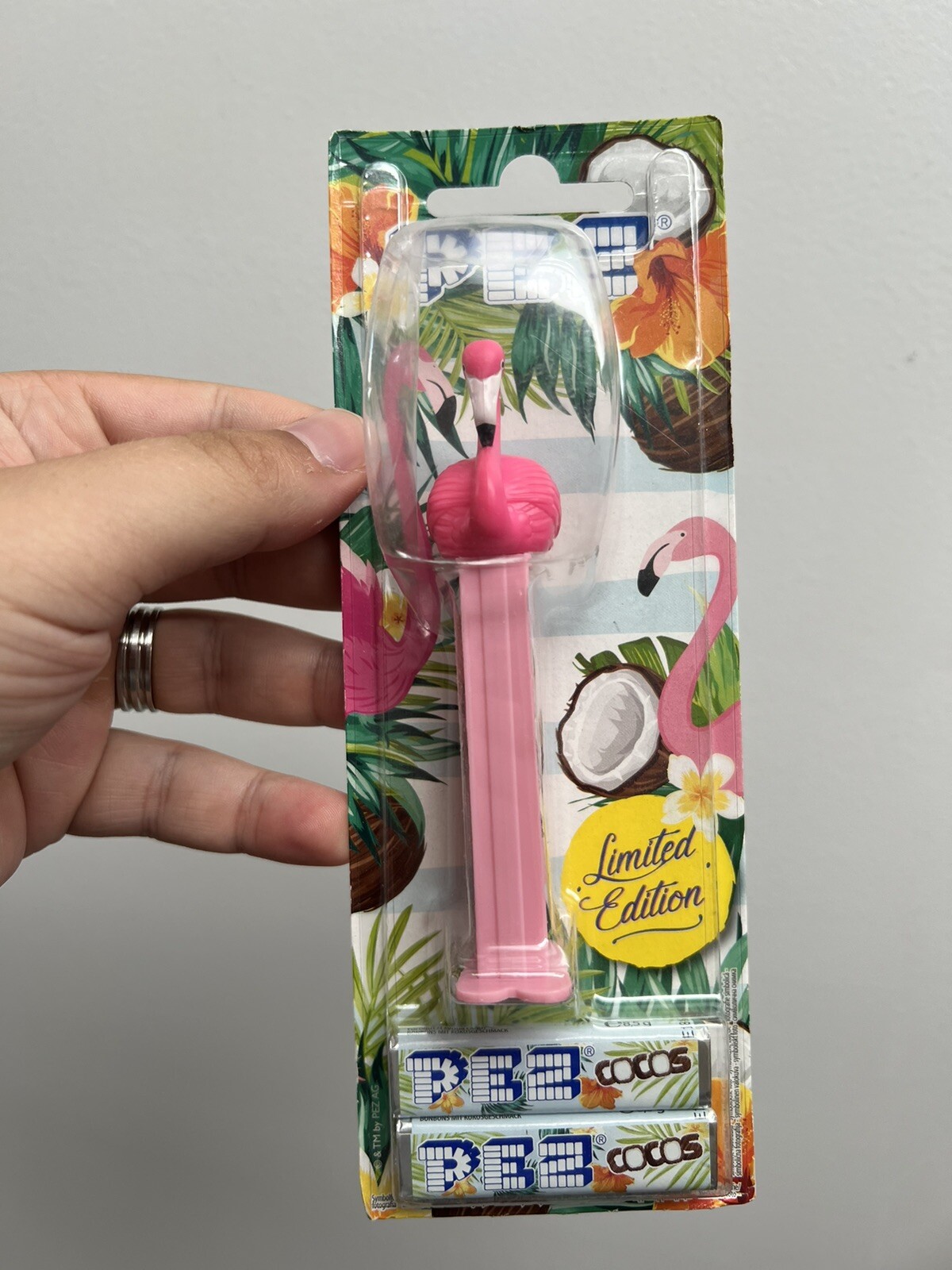 Ultra Rare Pez Dispenser - Pink Flamingo With COCONUT “COCOS” Pez | eBay