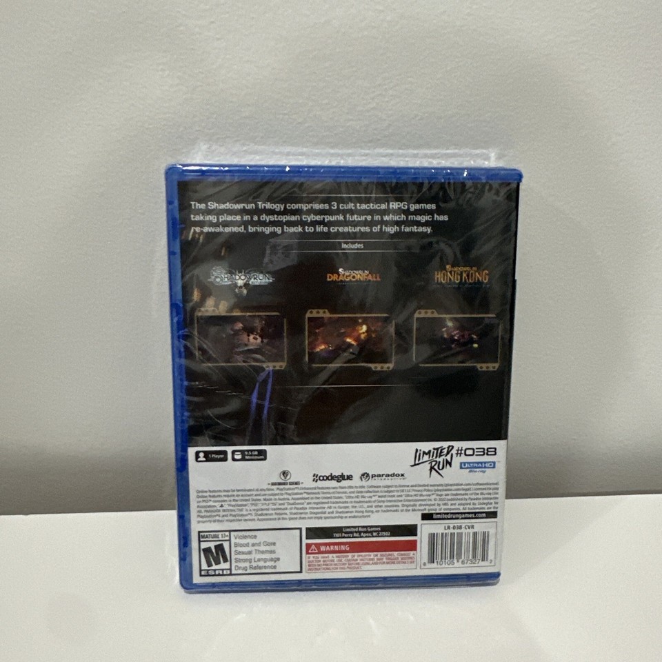 Shadowrun Trilogy (Limited Run Games) (PS5 Playstation 5) New -3272- | eBay