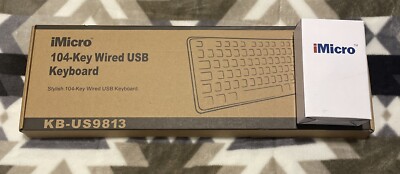 iMicro - KB-US9813 - 0104-Key Wired USB Keyboard And Wired USB Mouse ...