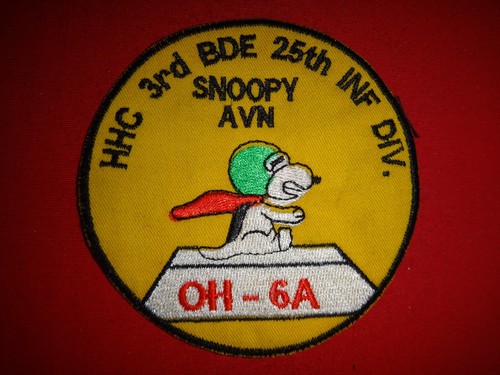Hhc 3rd Brigade États-unis 25th Infanterie Division De " Snoopy Avn Oh ...