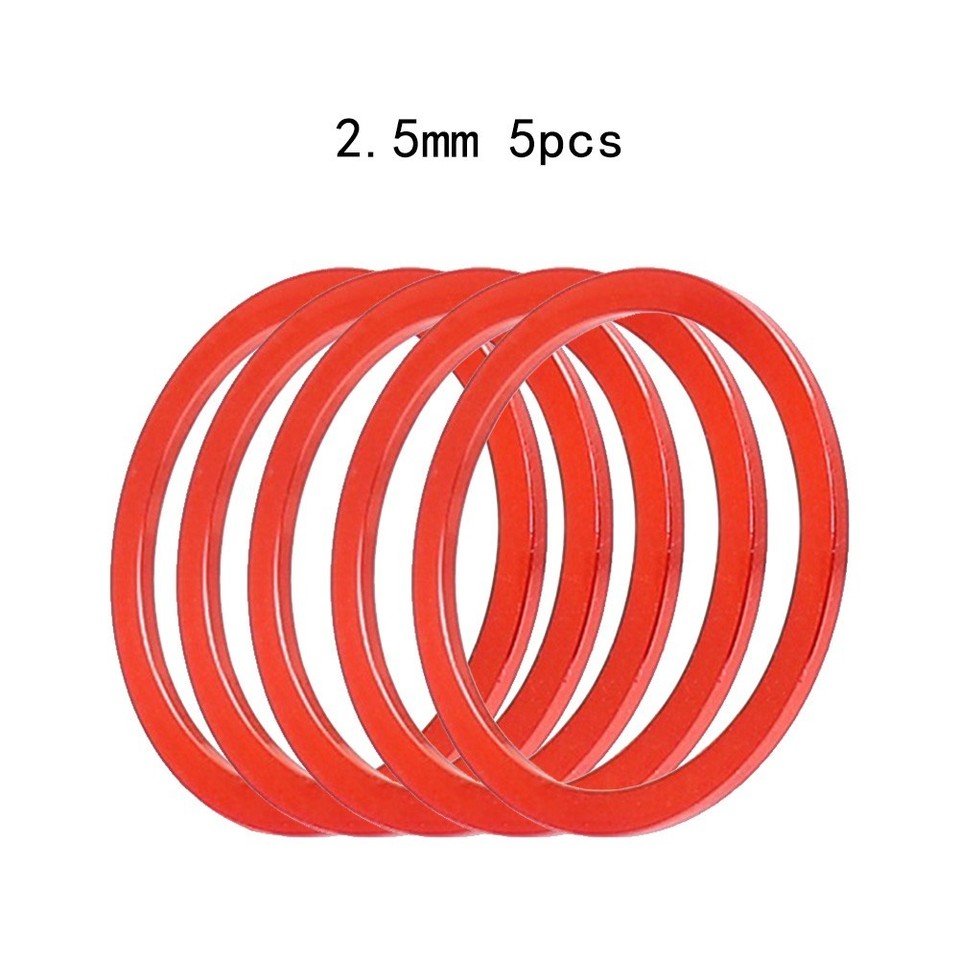 Aluminium Spacers Set 5 Bike Washers Ideal for Cycling Bottom Bracket ...