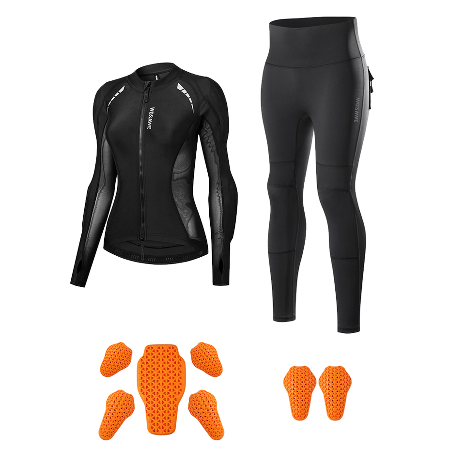 WOSAWE Motorcycle Riding Suit Women Racing Jacket & Pants CE Approved ...