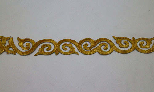 1 Yard Embroidery Gold Metallic Lace Trims Sewing Craft Width 4 CM ...