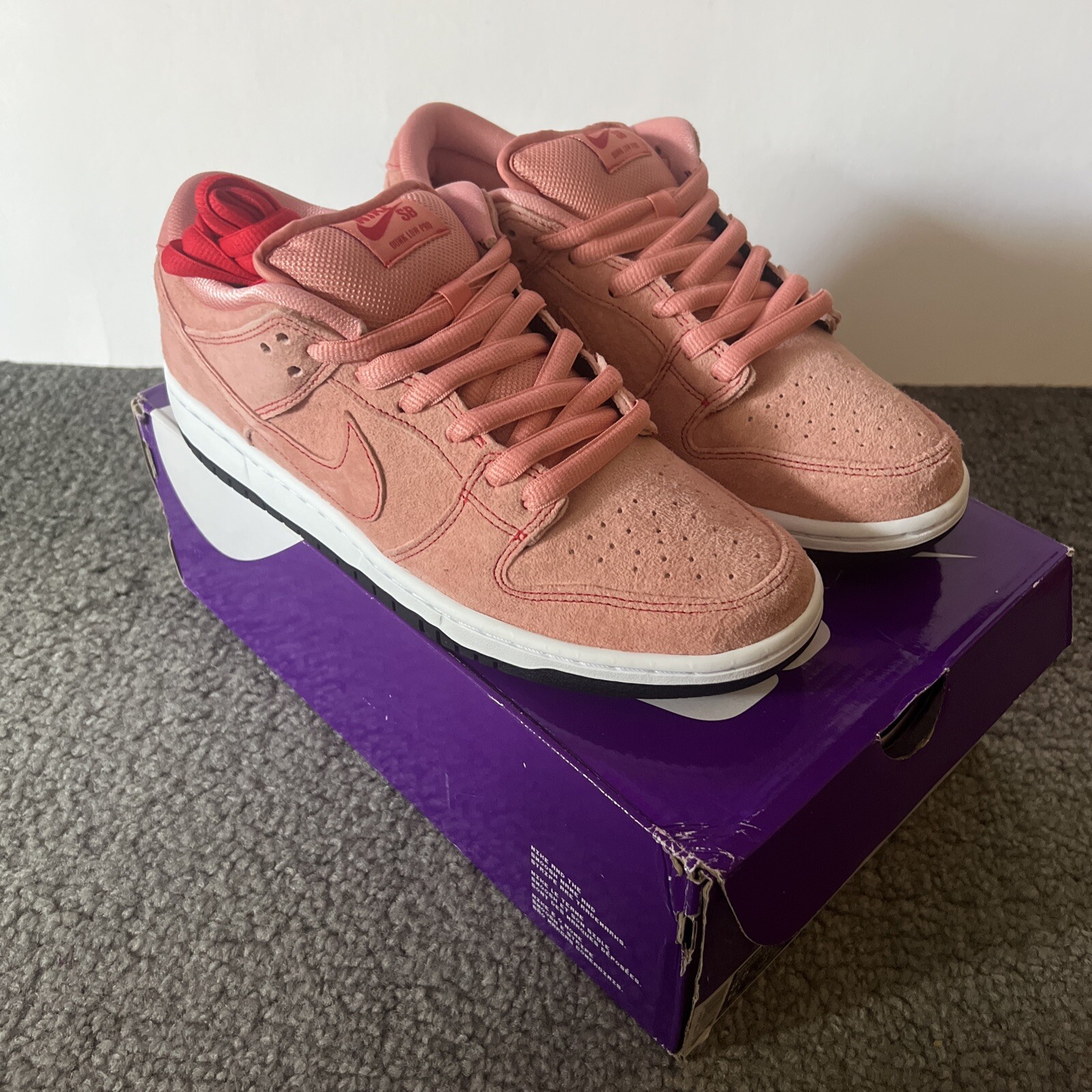 Size 8.5 - Nike SB Dunk Low Pink Pig 194500866768| eBay