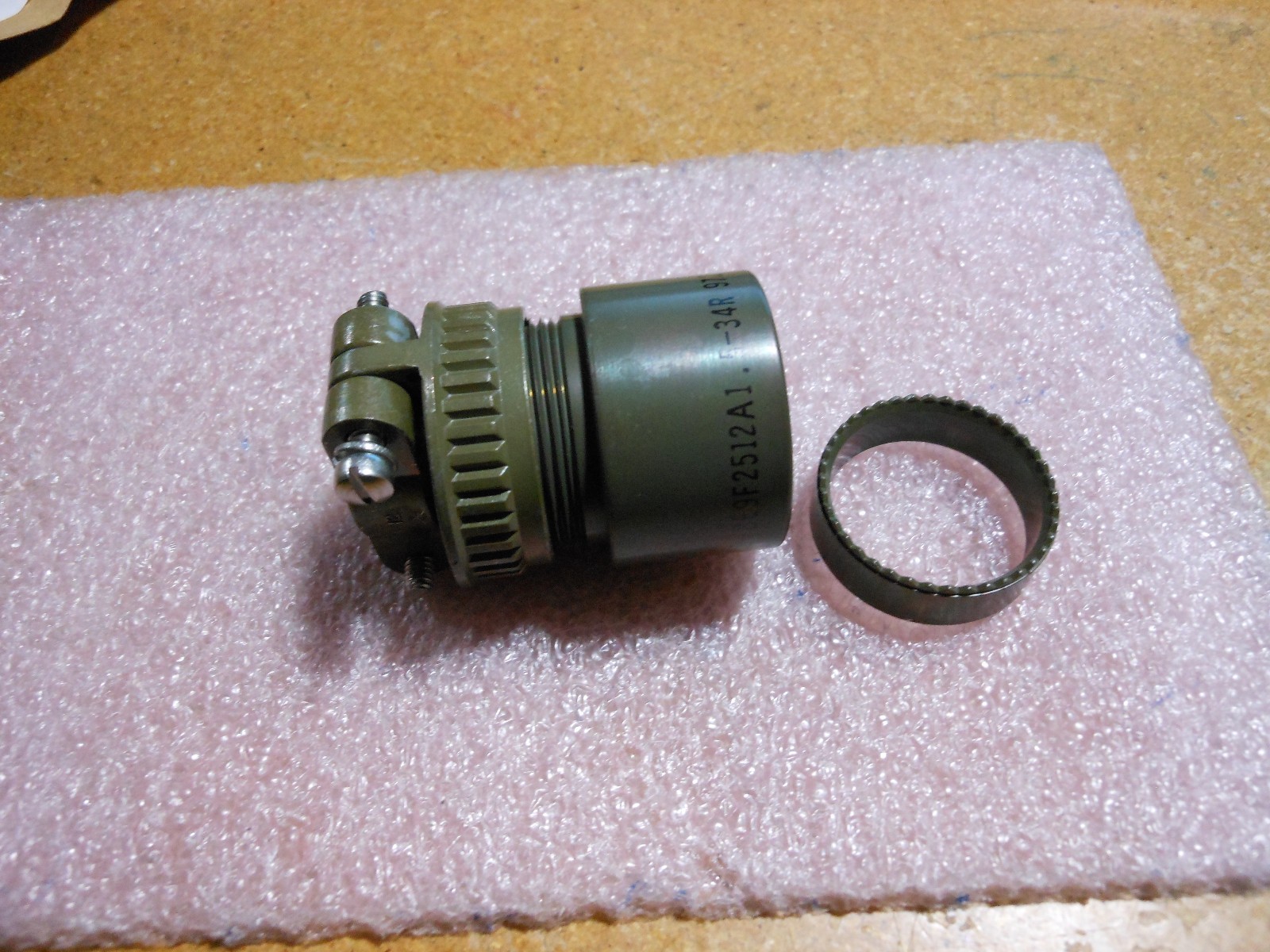SUNBANK BACKSHELL ADAPTER W/CLAMP # SE9F2512A1.5-34R NSN 5935-01-187 ...
