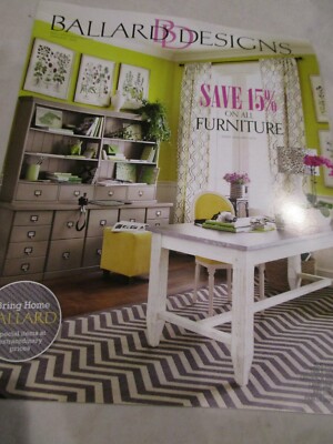 Ballard Designs Catalog Look Book January 2013 Bring Home Ballard Brand ...