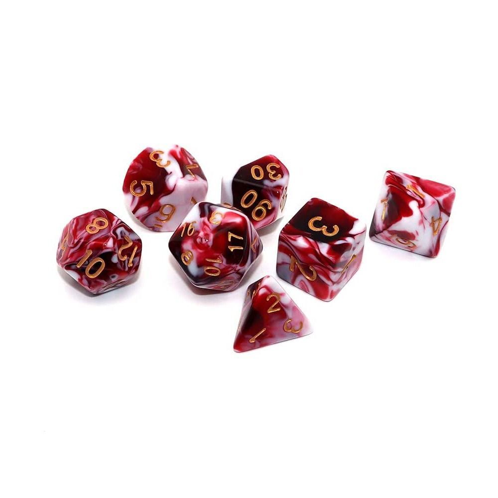 Table Game DND Dice D4 D6 D8 D10 D12 D20 Game Dice Polyhedral Dice TRPG ...