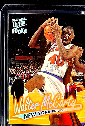 1996 1996-97 Fleer Ultra #222 Walter McCarty RC Rookie New York Knicks ...