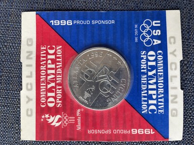 1996 USA Commemorative Cycling Olympic Sport Medallion Coin Atlanta ...