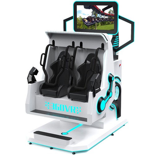 Smart VR 360° Spinning Aircraft Roller Coaster Simulator HD Display ...