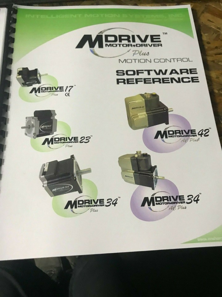M DRIVE MOTOR+DRIVE HARDWARE AND SOFTWARE REFERENCE MANUAL | eBay