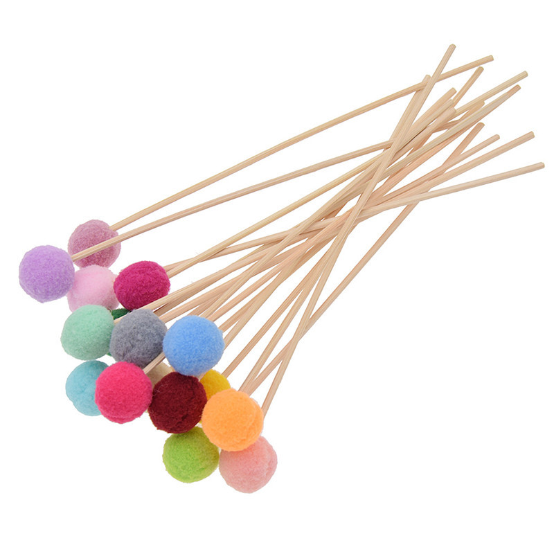 Pack of 5 Reed Fragrance Oil Diffuser Replacements Sticks Plush Balls ...