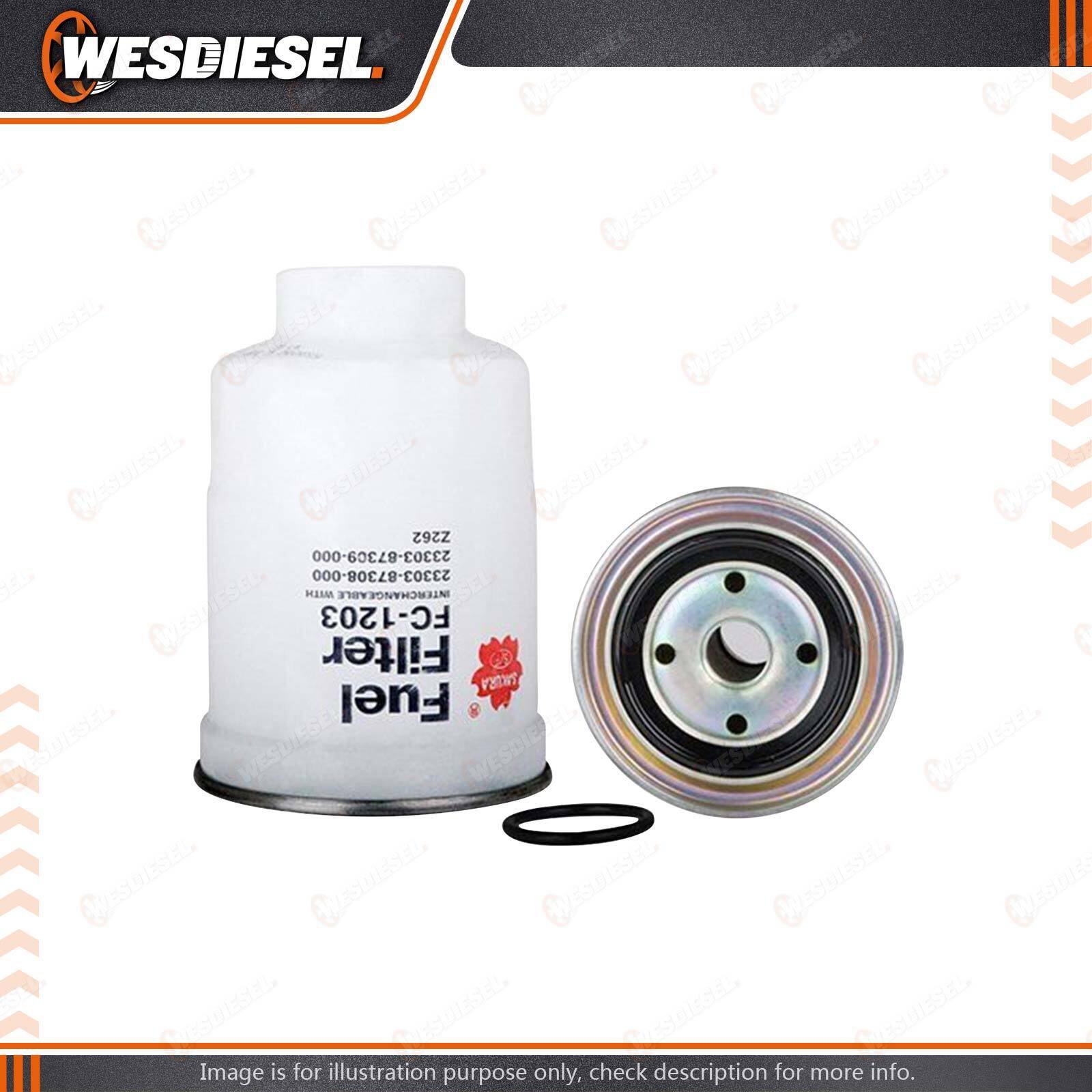 Sakura Fuel Filter fits Isuzu D-Max TF 4JJ1-TC 4Cyl 3.0L TD Turbo ...