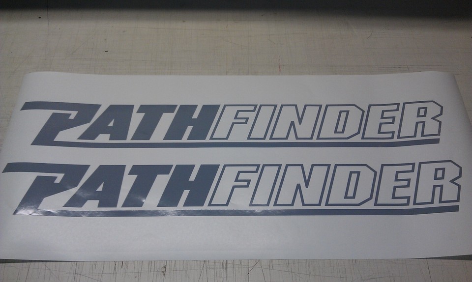 PATHFINDER BOATS DECAL SET ( 4" x 33") Set of 3 decals | eBay