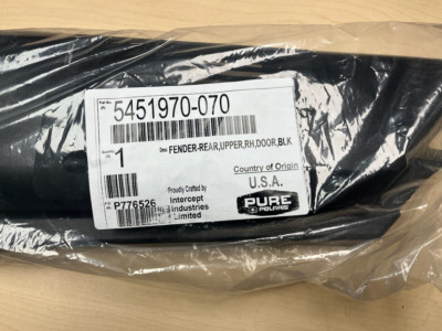 Polaris DOOR FENDER REAR UPPER RIGHT GL | 5451970-070 | eBay