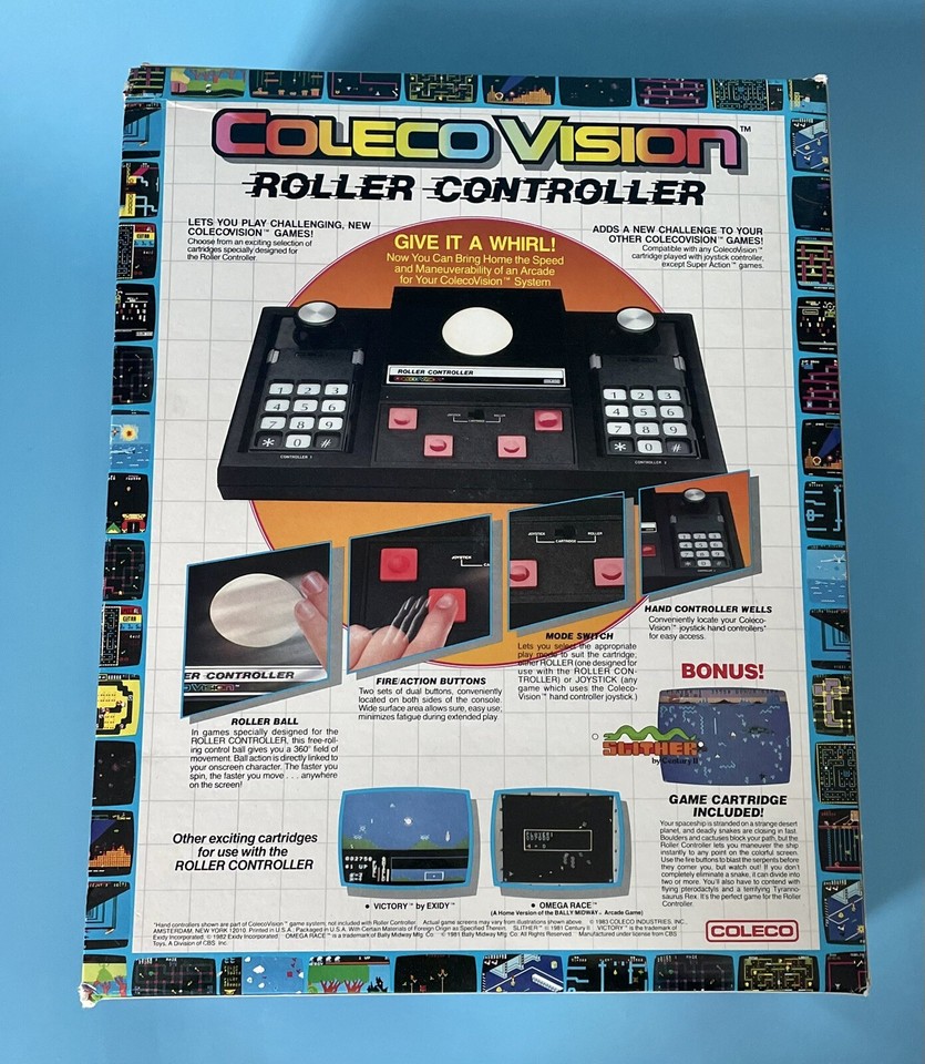 ColecoVision Roller Controller — Brand New Factory Sealed — w/ Slither ...