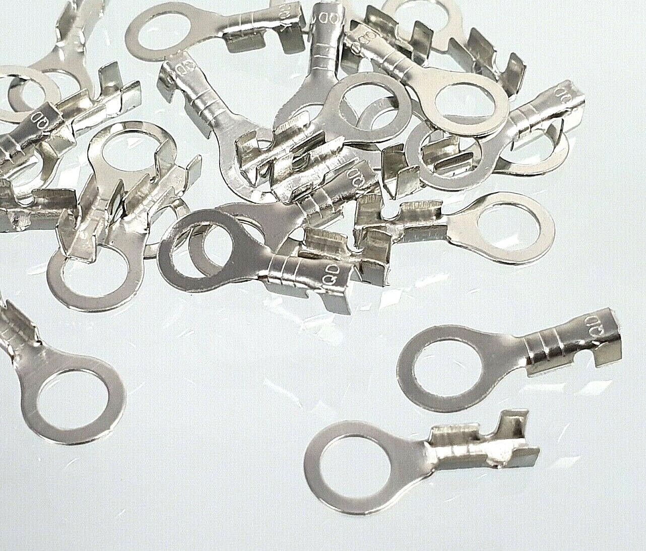 25x M5 Ring Kabelschuhe Öse Crimp Ringösen Hitzefest Bastler Modellbau ...