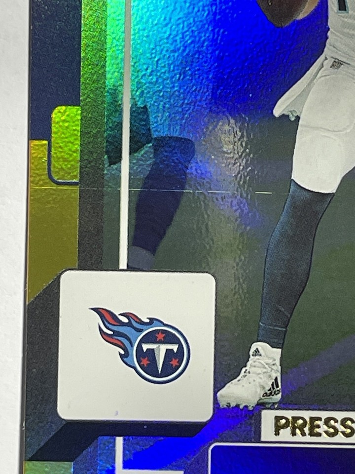 RYAN TANNEHILL Tennessee Titans 2022 Donruss GOLD HOLO PRESS PROOF Card ...
