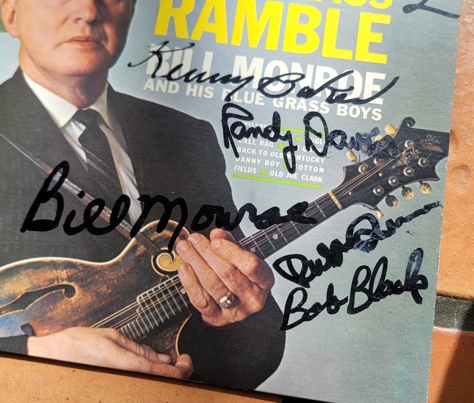 Bill Monroe - Bluegrass Ramble, (MCA) Everett Lilly Japan 1974 ...