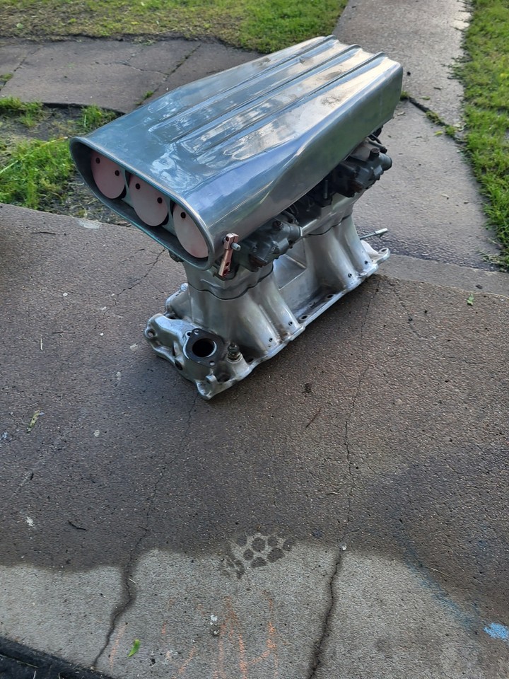 tunnel ram intake manifold chevy bbc | eBay