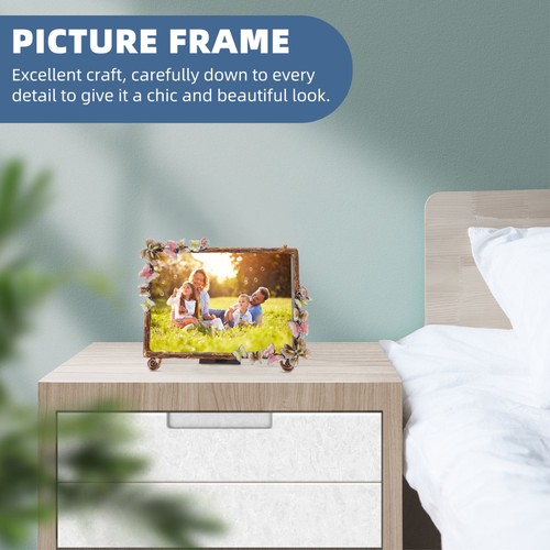 6 inch Retro Style Butterflies Photo Frame Farmhouse Picture Frame ...