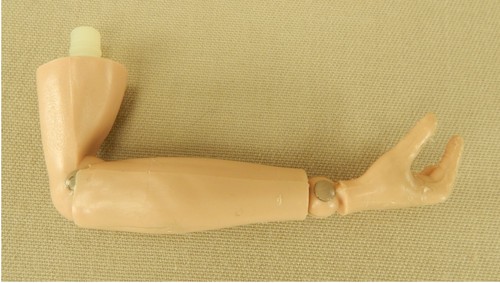 Vintage 1964 Hasbro GI Joe Action Figure Right Elbow Forearm Hand Arm ...