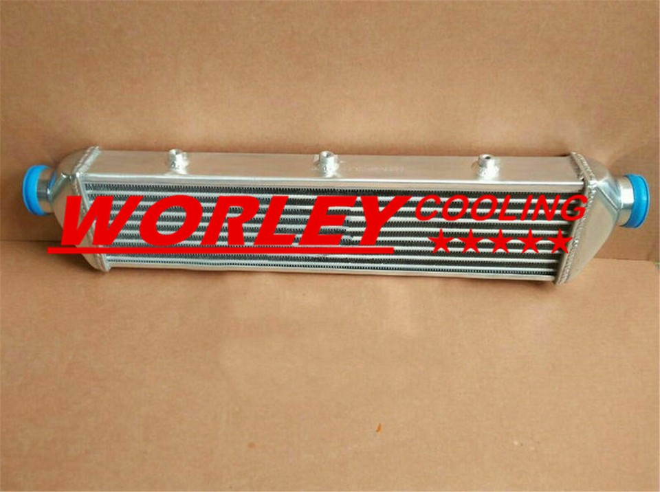 540x170x50mm Aluminum Turbo Intercooler 2.25" inlet/outlet Tube and Fin ...