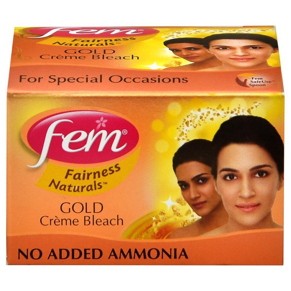 Dabur Fem Creme Bleach GOLD Fairness Cream -8Gm /24Gm/64Gm for Female ...